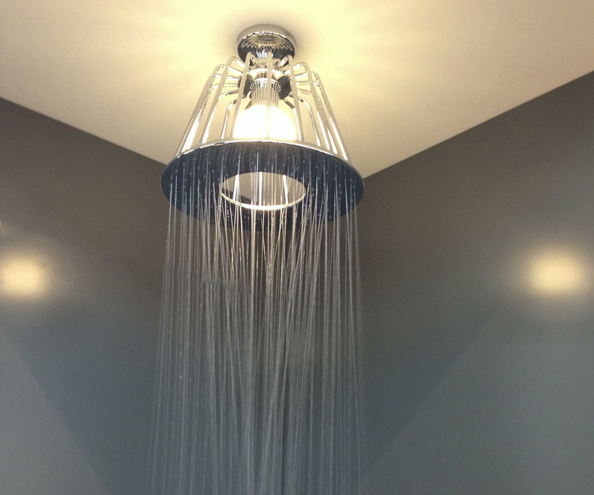 Верхний душ Axor Lampshower 26031000 купить в интернет-магазине КАПЛЯ ...