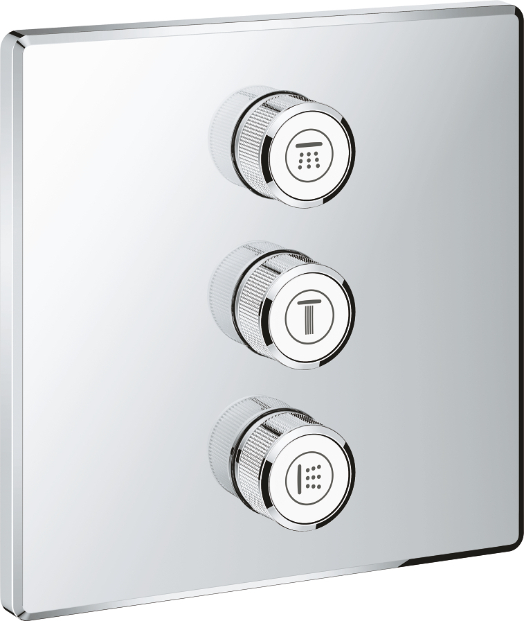 Переключатель на 3 потребителя Grohe Grohtherm SmartControl 29127000 ...