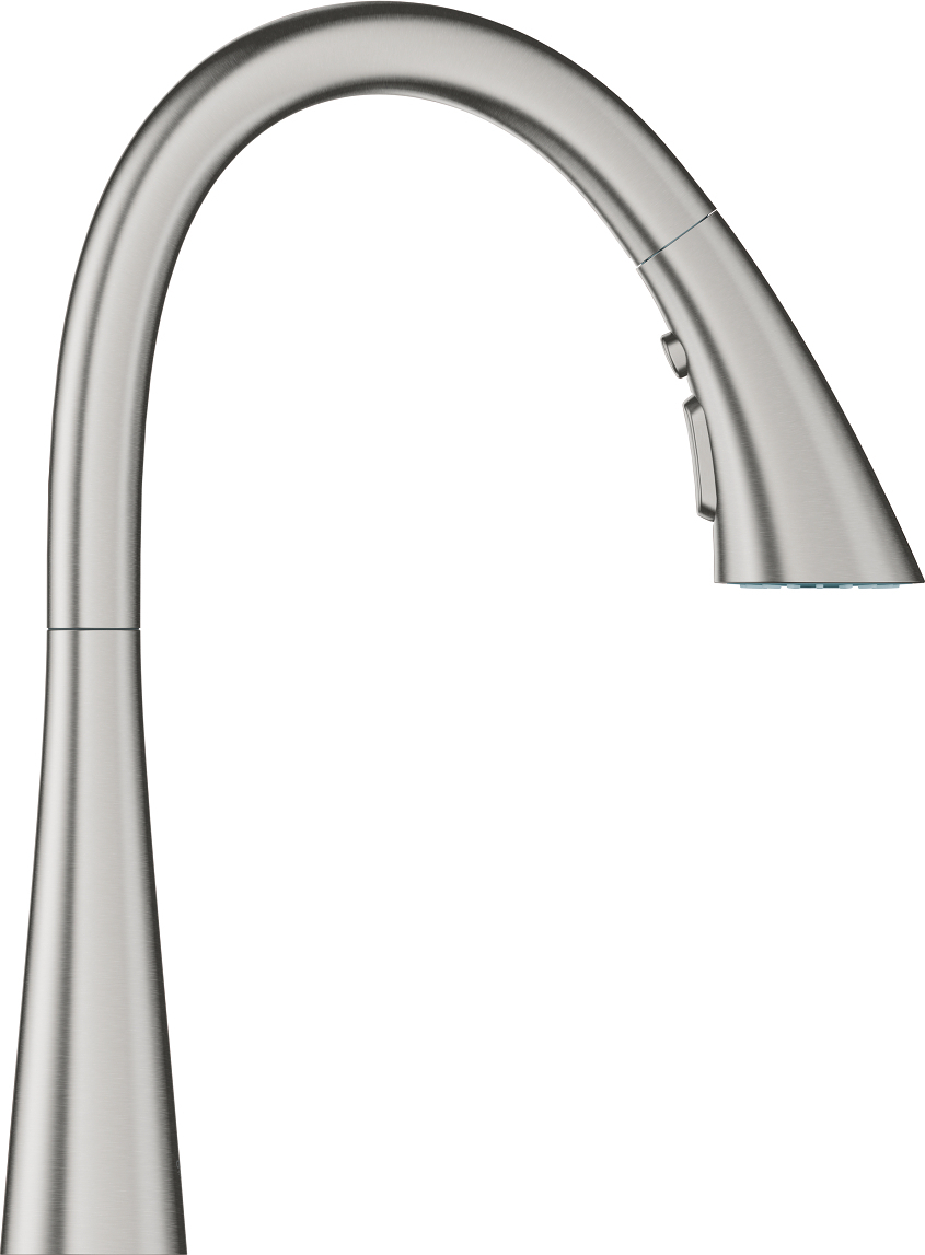 Смеситель для мойки с выдвижной лейкой Grohe Zedra 32294DC2 (дамасская ...