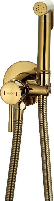 Гигиенический душ со смесителем Mexen Elba Gold MEX-7599250-50 (золотой ...