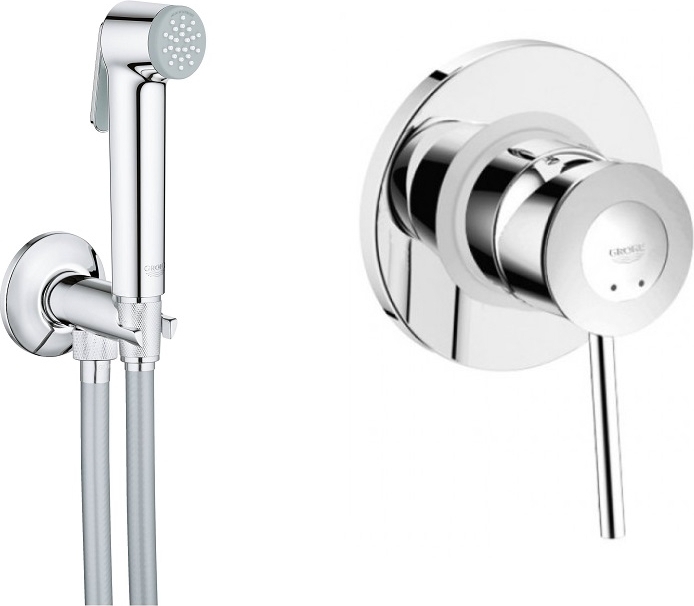 Гигиенический душ со смесителем Grohe BauClassic UA2904800S (29048000 ...