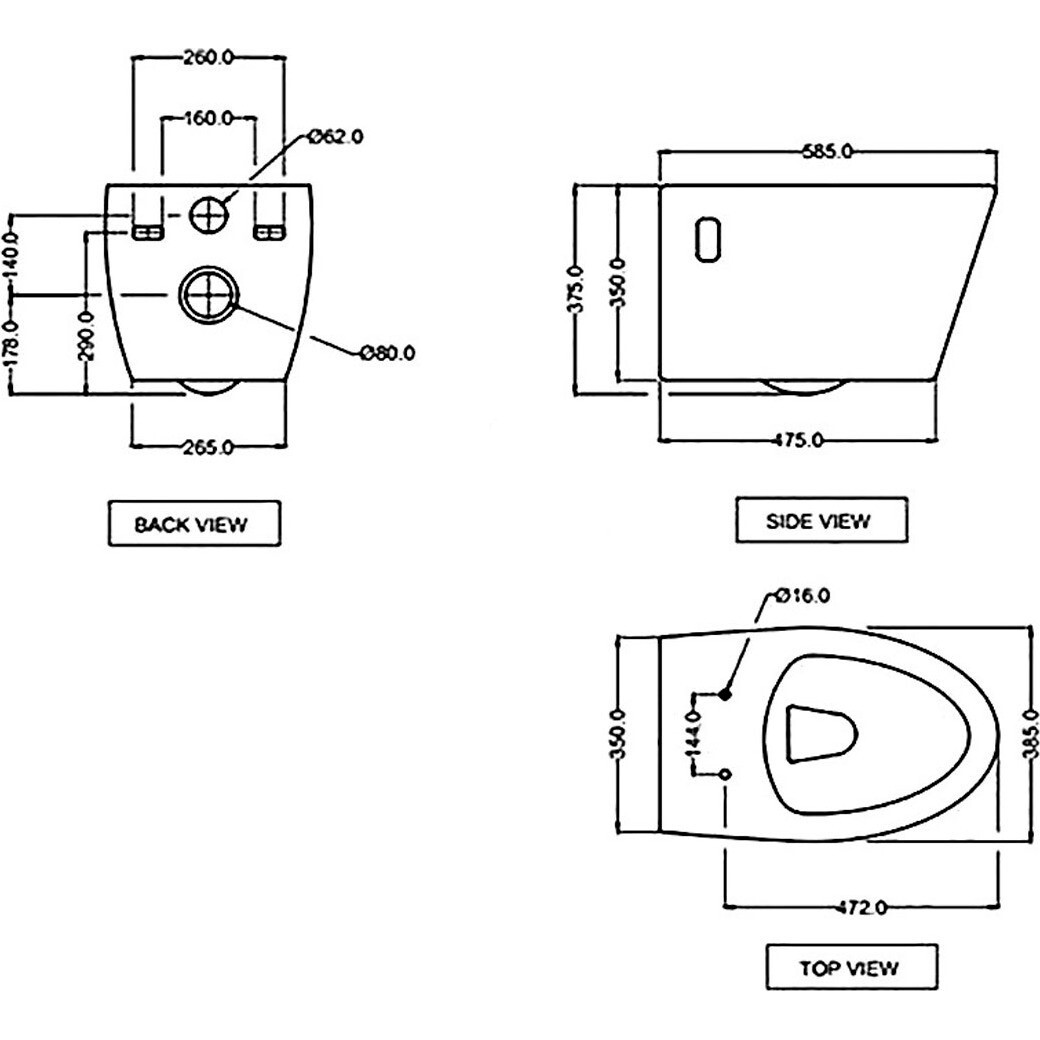 Чаша унитаза с крышкой soft-close Jaquar Vignette Prime VGS-WHT-81953 ...