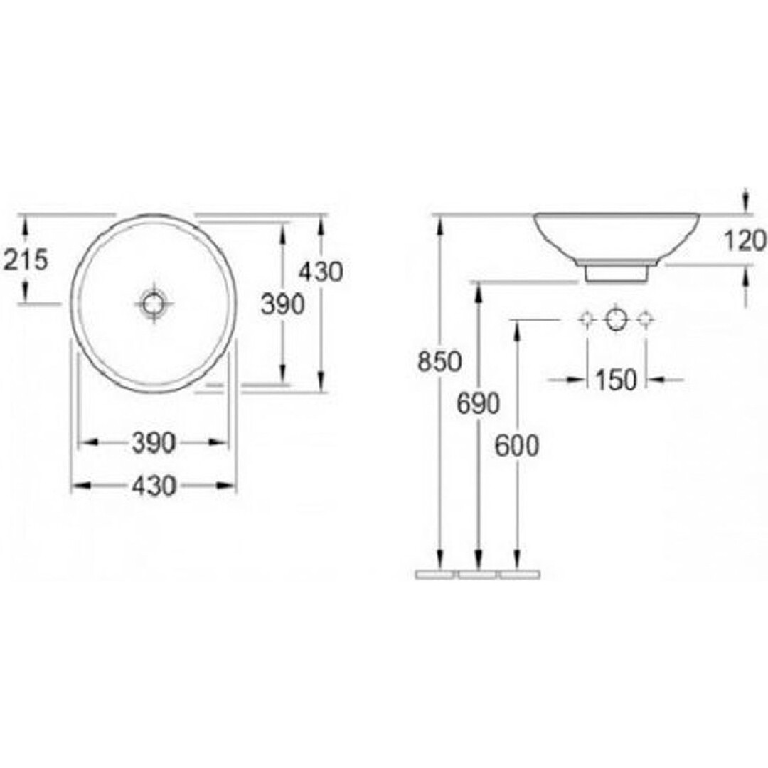 Раковина на столешницу Villeroy & Boch Loop & Friends 51440101 купить в ...