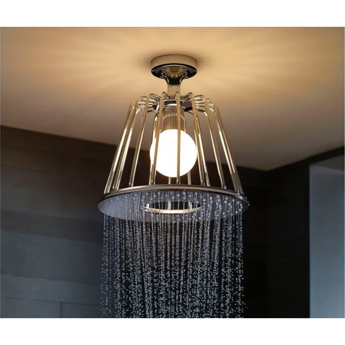 Верхний душ Axor Lampshower 26031000 купить в интернет-магазине КАПЛЯ ...