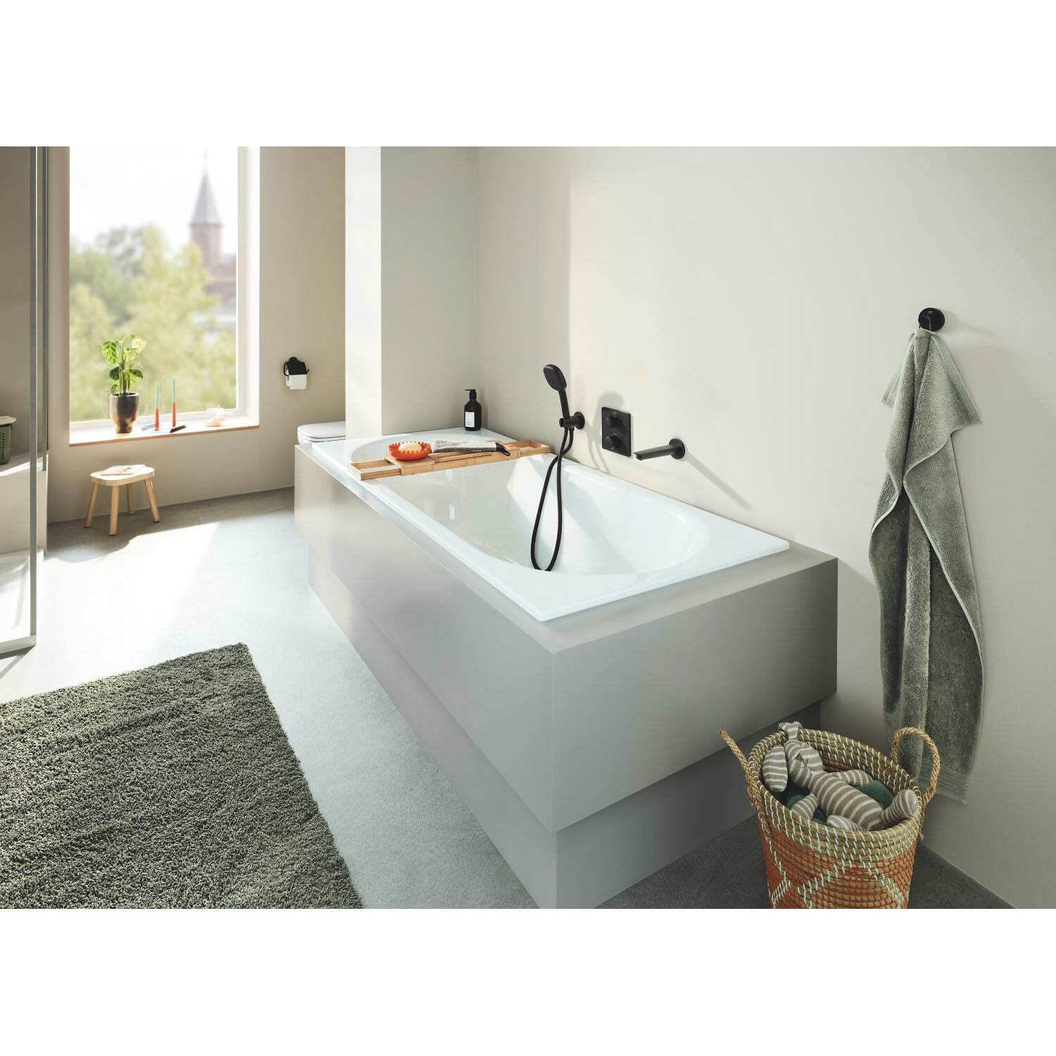Подключение для душевого шланга Grohe Tempesta 286282431 (черное ...
