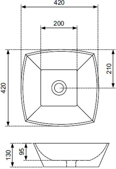 Раковина чаша Jaquar Aria ARS-WHT-39901 купить в интернет-магазине ...